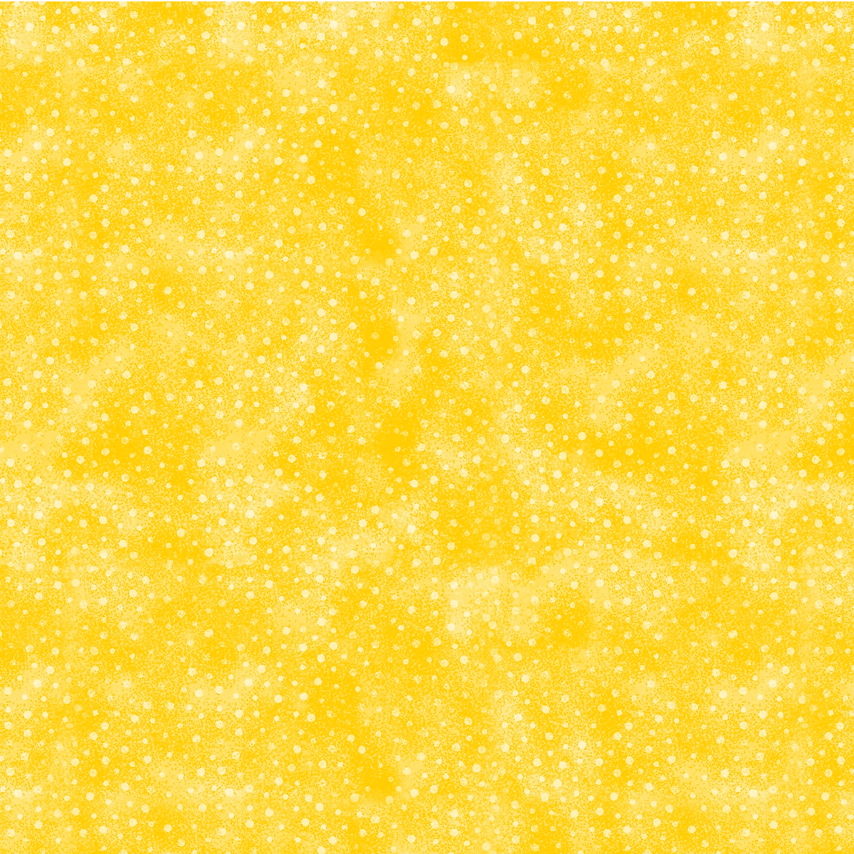 Misty Dots Yellow Cotton Fabric, 1-Yard PRECUTS