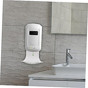 SHERCHPRY 2pcs Water Tray Dispenser Catch Tray Automatic Drip Tray Bubble Soap Cup Tray Dispenser Drip Tray Foam Soap Auto Soap Dispenser Clothes Washing Powder White Leakproof Abs