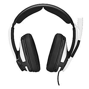 EPOS I Sennheiser GSP 301 Flip-to-Mute, Comfortable Memory Foam Ear Pads, Headphones for PC, Mac, Xbox One, PS4, PS5, Nintendo Switch, Smartphone compatible