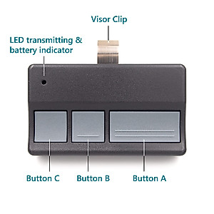 Solidremote 371LM 373LM 971LM 973LM, for Chamberlain, LiftMaster Garage Door Opener Remote
