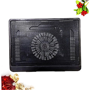 Abaodam 14 Laptop Cooling Mat Radiator Silent Fan Laptop Cooling Fan Coolers Gaming Laptop Cooler Desk Notebook Cooler Cross- Cooling Fan Computer Desktop Cooling Portable Cooling pad n19