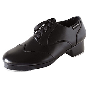 Miller & Ben Tap Shoes, Triple Threat, All Black Professional Tap Shoes (40.5 EU)