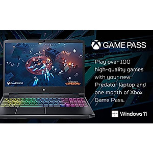 Acer Predator Helios 300 PH315-54-760S Gaming Laptop | Intel i7-11800H | NVIDIA GeForce RTX 3060 GPU | 15.6" FHD 144Hz 3ms IPS Display | 16GB DDR4 | 512GB SSD | Killer WiFi 6 | RGB Keyboard