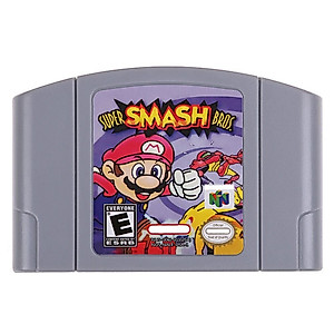 Super SmashBros. n64 - Video Game Cartridge Card - Compatible model NINTENDO - English - US Version - Super Smash Bros. n64 Bit 64