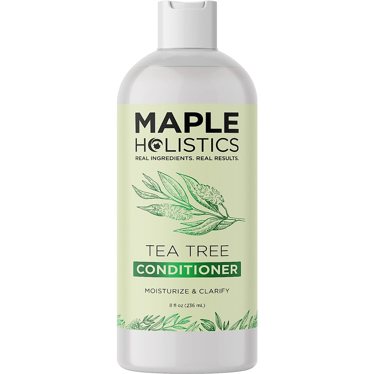 Tea Tree Shampoo and Conditioner for Men and Women - Degrease Formula for Oily Hair and Scalp, Sulfate-Silicone-Paraben Free with Essential Oils, 8oz Each