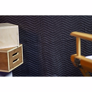 Filmcraft Studio Sound Blanket with Grommets 72 by 80 inch Heavy Duty Polyester (Single Blanket)