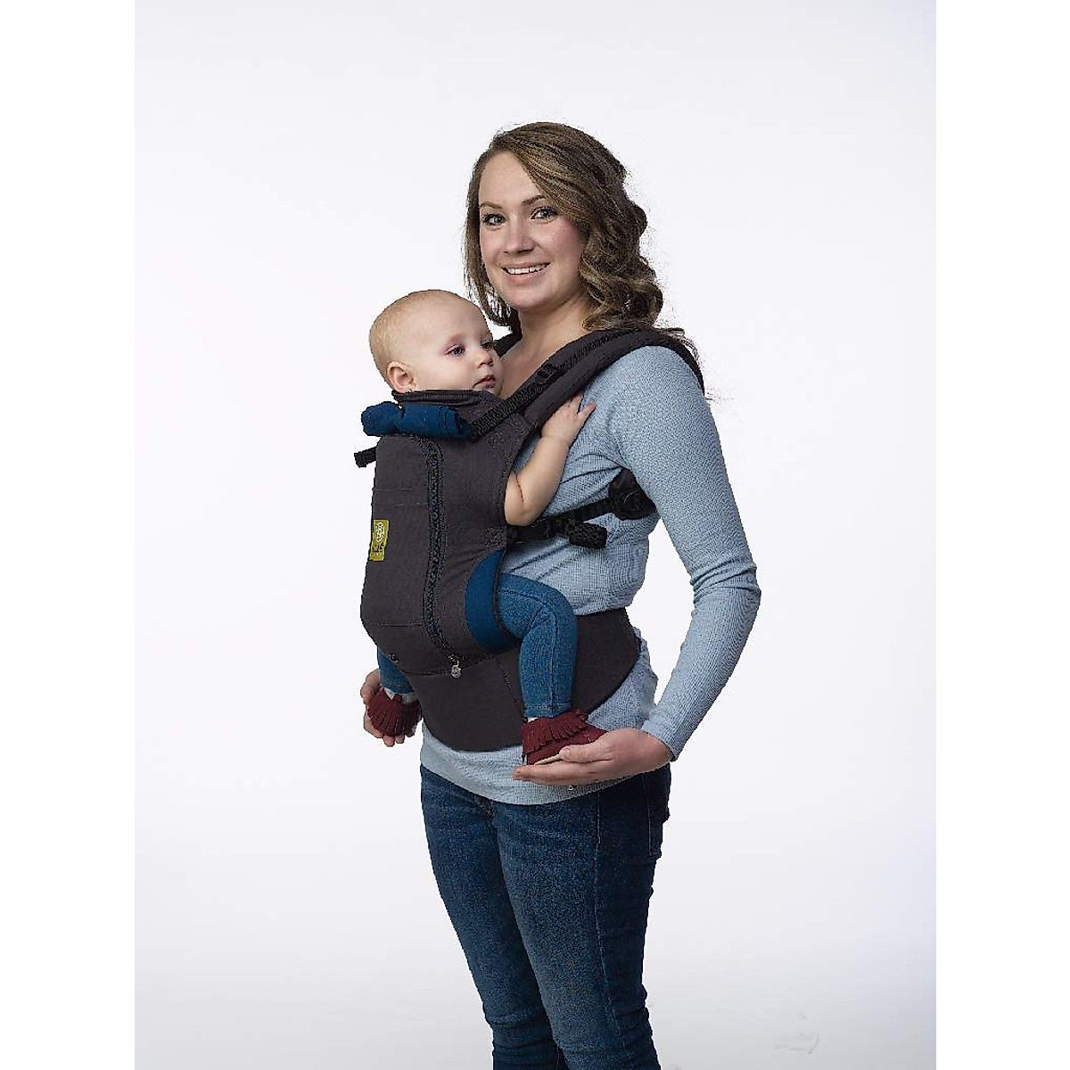 LILLEbaby Fundamentals 4-in-1 Position Baby Carrier, All Seasons - Steel
