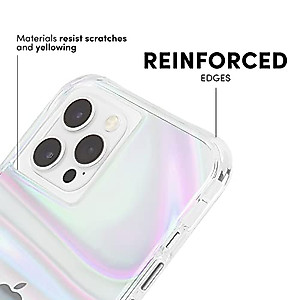 Case-Mate - SOAP Bubble - Case for iPhone 12 Mini (5G) - 10 ft Drop Protection - 5.4 Inch- Iridescent Swirl