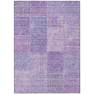 Addison Rugs Chantille ACN664 Lavender 3' x 5' Indoor Outdoor Area Rug, Easy Clean, Machine Washable, Non Shedding, Bedroom, Entry, Living Room, Dining Room, Kitchen, Patio Rug