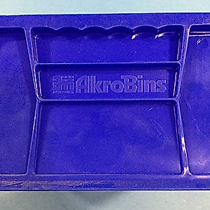 AKRO-MILS Blue 5-3/8'' X 4-1/8'' X 3'' AKRO BINS 30-210 BLUE