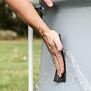 T-REX Waterproof Tape for Wet or Rough / Dirty Surfaces Including Underwater, Leaks, Hose Repair and More, 4" x 5', Black, 1-Roll (285987)