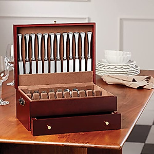 Lenox 893826 Mahogany Flatware Chest