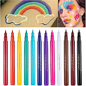 Liquid Eyeliner, Deep Blue Eyeliner Liquid, Long-lasting Colored Eyeliners, White Black Red Brown Green Purple Waterproof High-pigmented Colorful Eyeliners for Eye Makeup,1PC Deep Blue