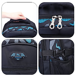 RBYGPL Boys Backpack Elementary Bookbag Waterproof Junior High School Bag Lightweight (green)