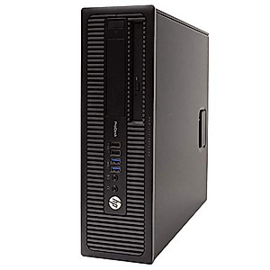 HP ProDesk 600G1 Desktop Computer PC, Intel i5 Quad Core Gen 4, 16GB DDR3 RAM, 4TB HDD Hard Drive, 1080p Webcam, New 23.6" FHD LED Monitor, RGB Keyboard and Mouse, Win 10 Pro (Renewed)