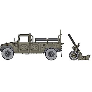 ファインモールド(FineMolds) Fine Mold FM59 1/35 Military Series Ground Self-Defense Force 4.7 inches (120 mm) Mortar RT w/Heavy Duty Tow Car Plastic Model Molded Color