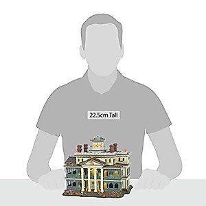 Department 56 Snow Village Halloween Disneyland Haunted Mansion Lit Building, 9.1 Inch, Multicolor