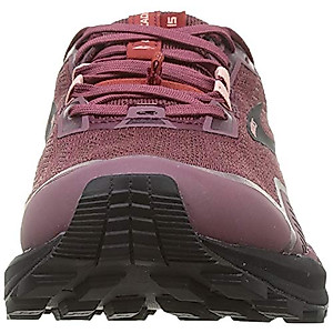 Brooks Women's Cascadia 15 Trail Running Shoe - Nocturne/Zinfandel/Black - 7 Medium