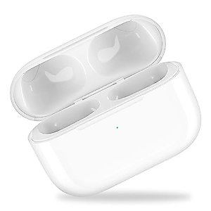 Compatible for AirPods Pro Charging Case Replacement, Wireless Charging Case for AirPod Pro Case, Support for Bluetooth Sync Button and Ultra Long Standby(White)