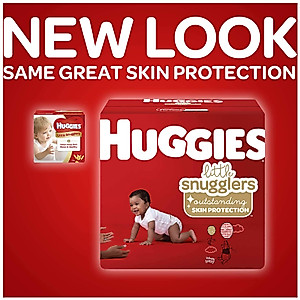 Huggies Little Snugglers Baby Diapers, Size 3, 62 Ct