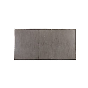 Pilaster Designs Indoor Home Decorative Furniture Frates 9 Piece Extendable Dining Set, Black & Brown Wood (Table & 8 Chairs)