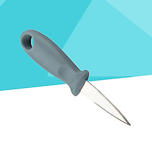 Cabilock Oyster Clam Shucking Knife Stainless Steel Oyster Shucker with Plastic Handle Non-slip Oyster Opener Seafood Opening Tools for Shellfish