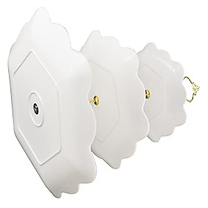 3 Pcs 3-Tier Cupcake Stand Fruit Plate Cakes Stand Tower for Halloween Wedding Home Birthday Tea Party Serving Platter (Hexagon)