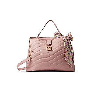 Betsey Johnson Aspen Quilted Large Satchel Pink One Size
