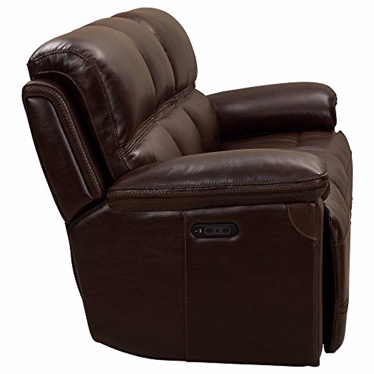 Barcalounger Sedrick Power Reclining Sofa With Power Head Rests, El Paso Walnut