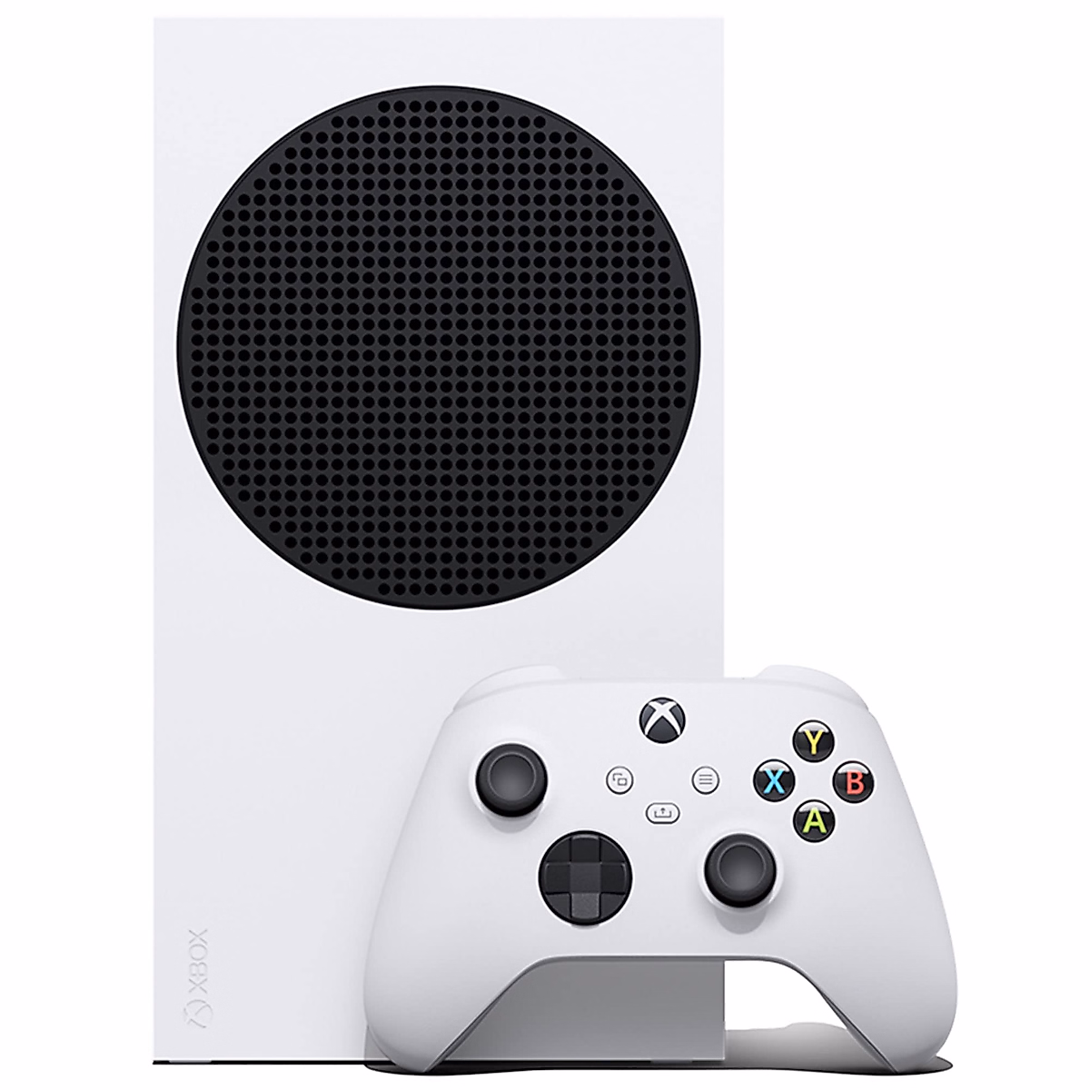Microsoft Xbox Series S 512GB SSD All-Digital Console (Disc-Free Gaming) - Fortnite & Rocket League - Wireless Controller - HDR - 1440p Gaming Resolution - Up to 120 FPS - AMD FreeSync - Headset (Renewed)