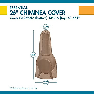Duck Covers Essential Water-Resistant 26 Inch Chiminea Cover