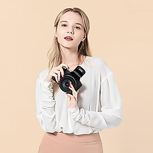 Bilukmi Digital Camera 16mp 2.4-inch LCD Screen 16x Digital Zoom 720p Digital Camera Suitable for Students, Teens