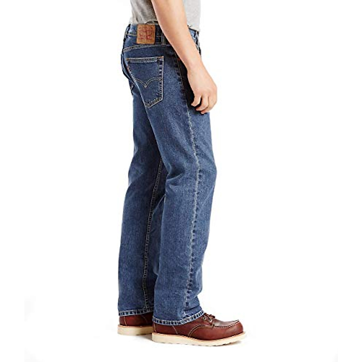 Levi's Men's 505 Regular Fit Jeans (Also Available in Big & Tall), Stonewash/Stretch, 38W x 29L