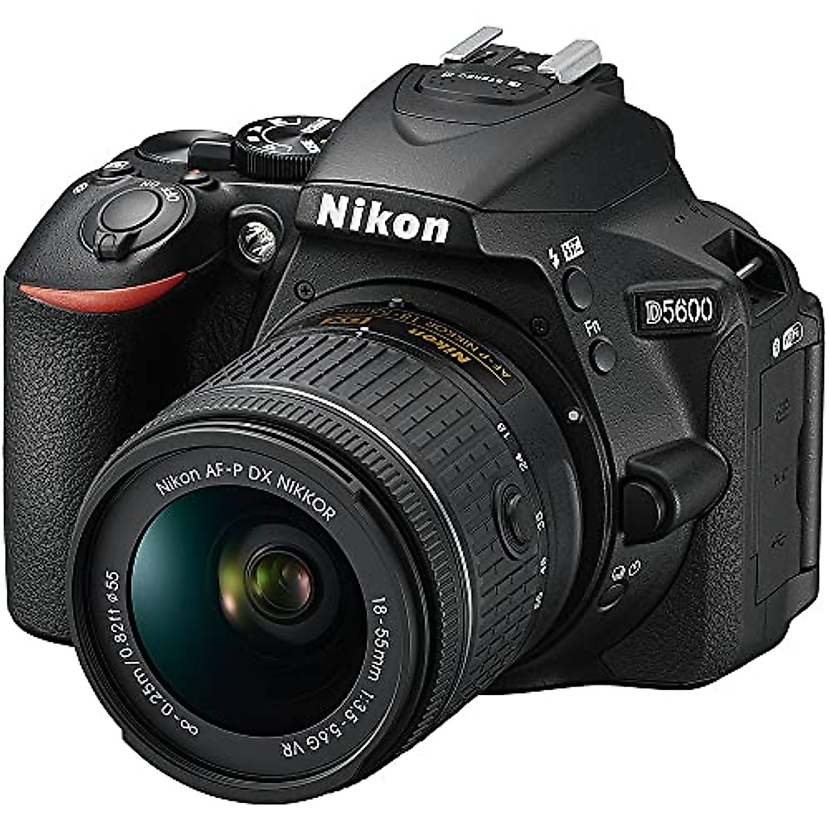 Nikon D5600 DSLR Camera with 18-55mm Lens (1576) + Camera Bag + Wide Angle Lens + 55mm UV Filter + 6-Piece Multi-Coated Graduated Filter Kit + SanDisk 32GB Ultra Memory Card + More