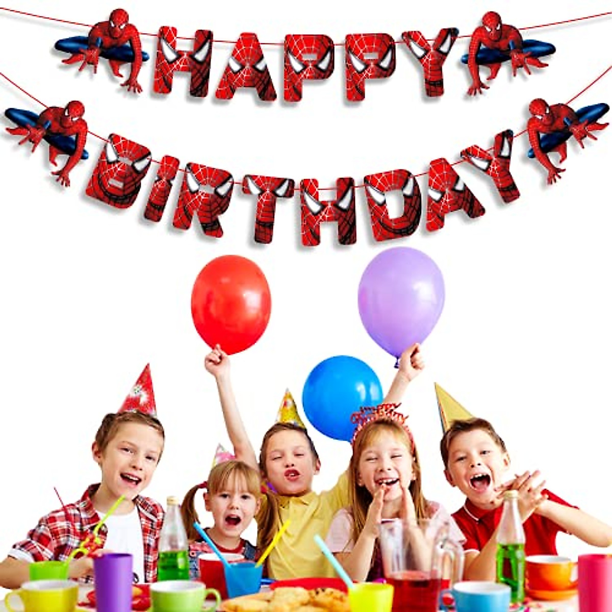Seyal® Spider Happy Birthday Banner