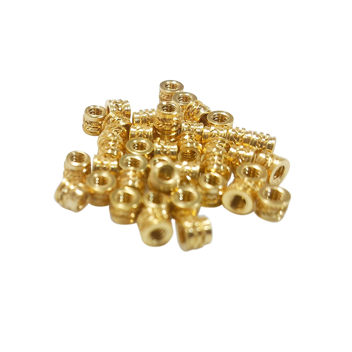 [initeq] #2#2-56 Threaded Heat Set Inserts for 3D Printing (20, Short)