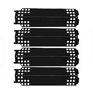Hisencn 15 inch Grill Heat Plate Replacement for Charbroil 463436213, 463436215, 466334613, 466342014, Porcelain Steel Heat Tent Shield Deflector for Kenmore 16113, 16115, G432-0096-W1, 15"