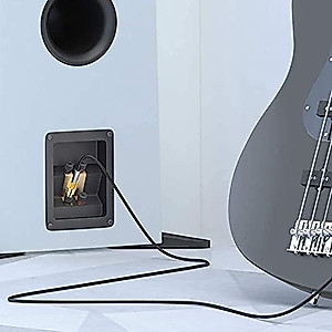 Neasy 6.35mm (1/4 inch) Male to 3.5mm (1/8 inch) Female Stereo Headphone Audio Jack Adapter Plug, 1/4 inch to 3.5mm Adapter Stereo for Aux Cable, Guitar Amplifier, Speaker, Digital Piano Amp - 6 Pack