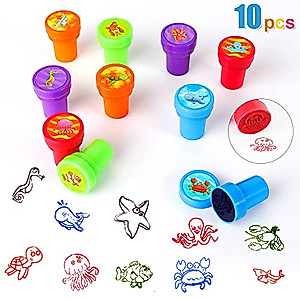 226Pcs Under the Sea Party Favors Ocean Sea Animals Themed Party Supplies for Boys Girls, Cute Sea Animal Party Favors for Birthday Party Supplies School Rewards Prize for Kids