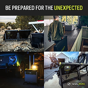 Goal Zero Boulder 200 Solar-Panel Briefcase Charging Kit, 12-Volt Battery Charger, Portable Solar-Panel Kit with 20-Amp Charge Controller, Two 100-Watt Solar Panels, and Customizable Connections