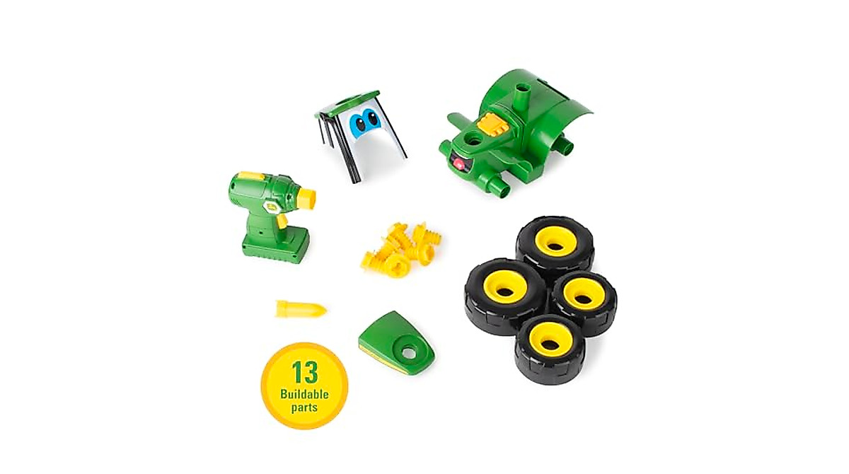 Build-A-Buddy John Deere Tractor Toy - STEM Fun for Toddlers