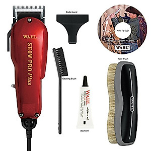 WAHL Professional Animal Show Pro Plus Equine Horse Clipper and Grooming Kit (9482-700)