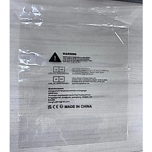 Zeee Lipo Safe Bag Battery Fireproof Bag Large Capacity Storage Guard Battery Safe Pouch for Storage Charging - 10 Cell Adjustable Battery Safe Bag(10.6x6.7x6.7in)