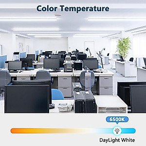 SHINESTAR 10-Pack 8ft LED Bulbs, 44w 6500K Daylight, Ballast Bypass, Dual-end, F96T12 LED Replacement, Clear Cover