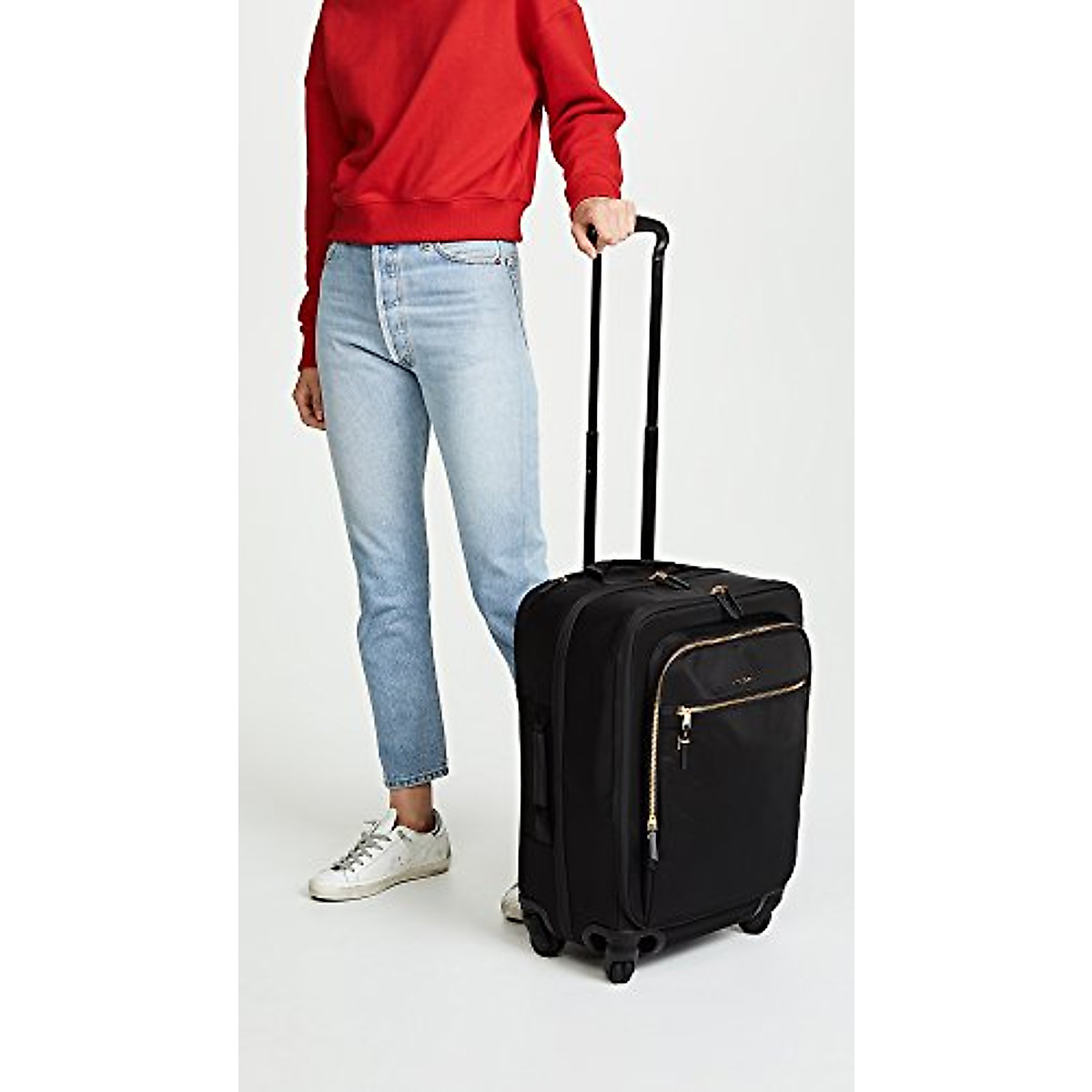 TUMI - Voyageur Tres Léger International Carry-On Luggage - 21 Inch Rolling Suitcase for Men and Women - Black