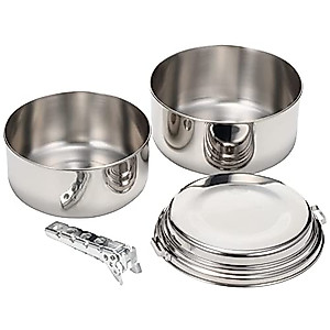 MSR Alpine 2 Stainless Steel Camping Pot Set
