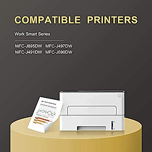 OA100 Compatible Ink Cartridges Replacement for Brother LC3011 LC3013 LC 3013 for MFC-J497DW MFC-J491DW MFC-J690DW MFC-J898DW Printer (Black Cyan Magenta Yellow, 10 Pack)