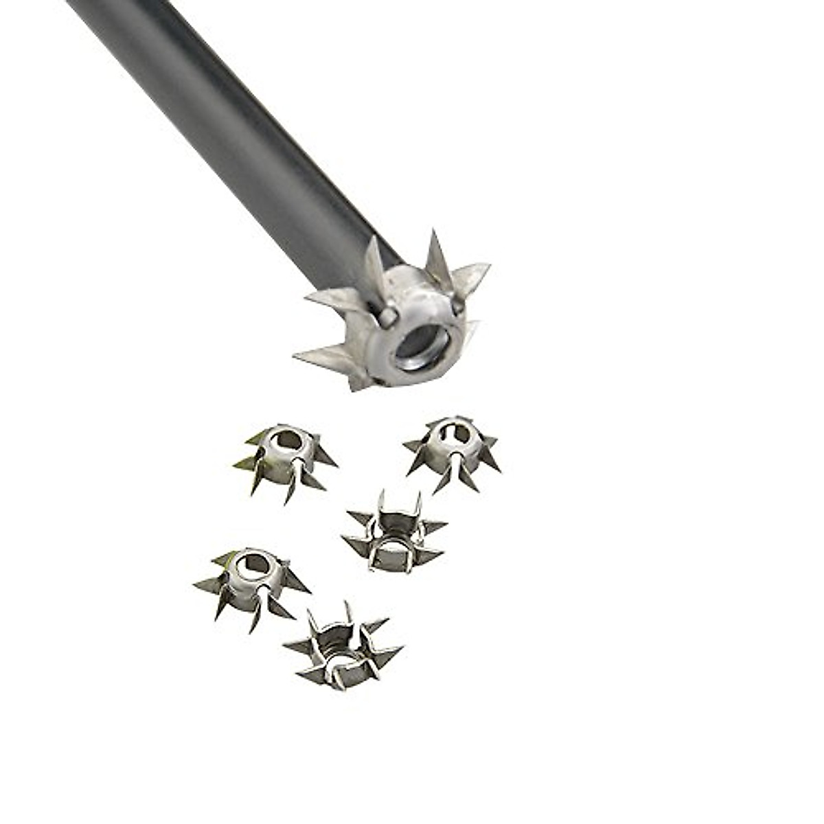 AMEYXGS Small Game Arrow Tips Judo Hunting Broadheads 8 Paw Judo Blunt Tip Archery for Target Tips Accessory Arrowheads (12)