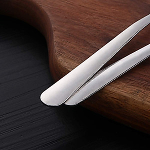 Tea Spoons 12-Piece Stainless Steel Set Use for Home, Kitchen, Restaurant- 5.86 Inches, Silver