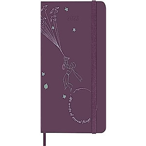 Moleskine Limited Edition Le Petit Prince 12 Month 2023 Weekly Planner, Hard Cover, Pocket (3.5" x 5.5"), Fly